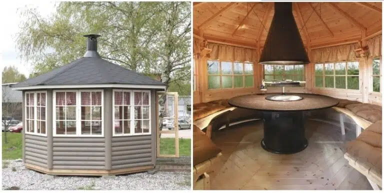 Large Finnish BBQ Hut Seattle 9m² 3.6x3.3m - Summerhouse24