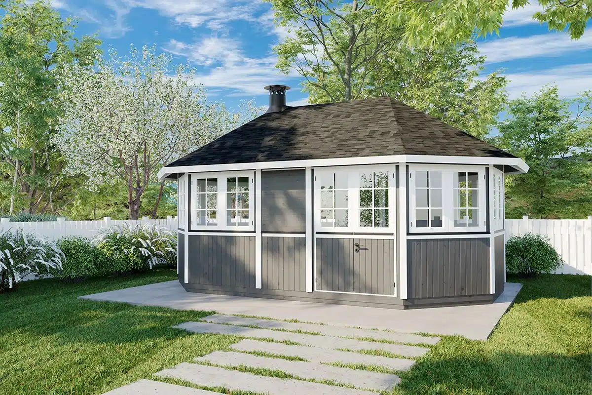 Large BBQ Hut Albatross | 21mm | 5.4×3.3m | Summerhouse24