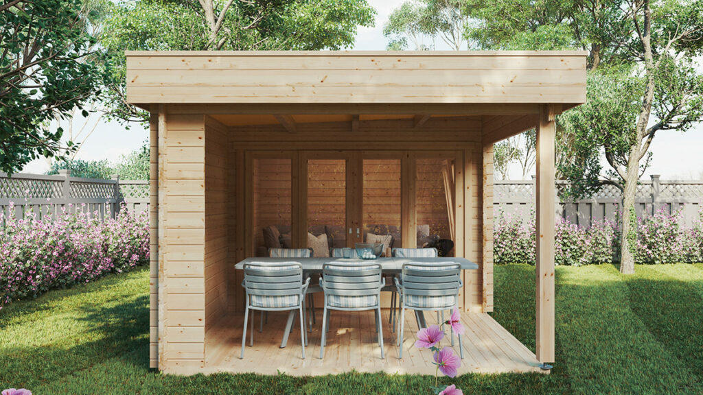 Buy Modern Summer House with Veranda -Lucas E (9m²,6x3m)