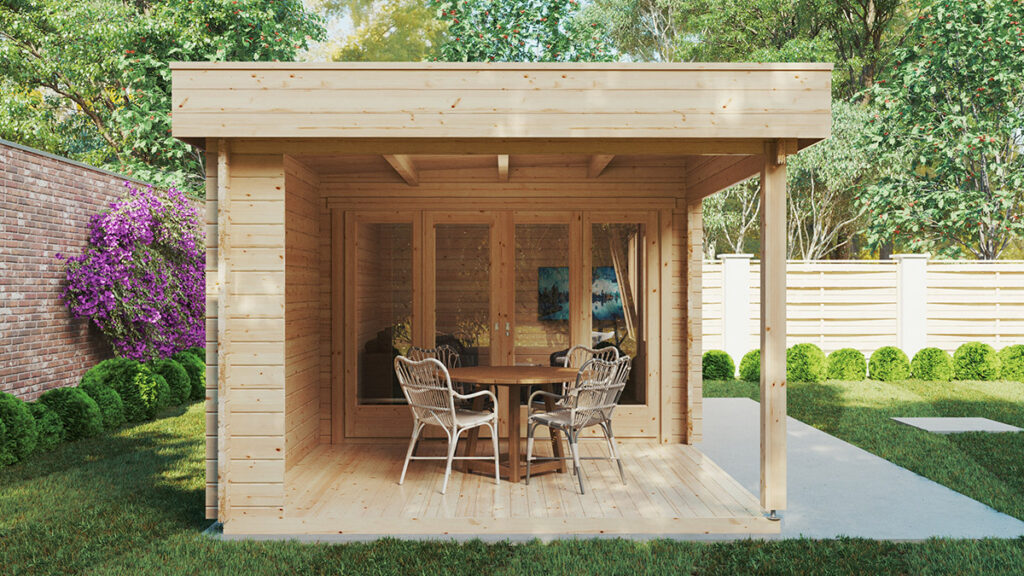 Modern Summerhouse with Veranda Jacob 7x3m|Summerhouse24