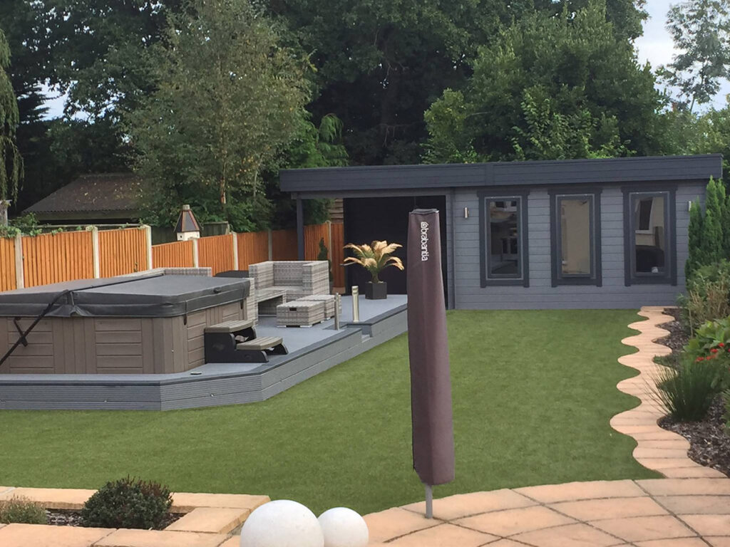 Modern Summerhouse with Veranda Jacob 7x3m|Summerhouse24
