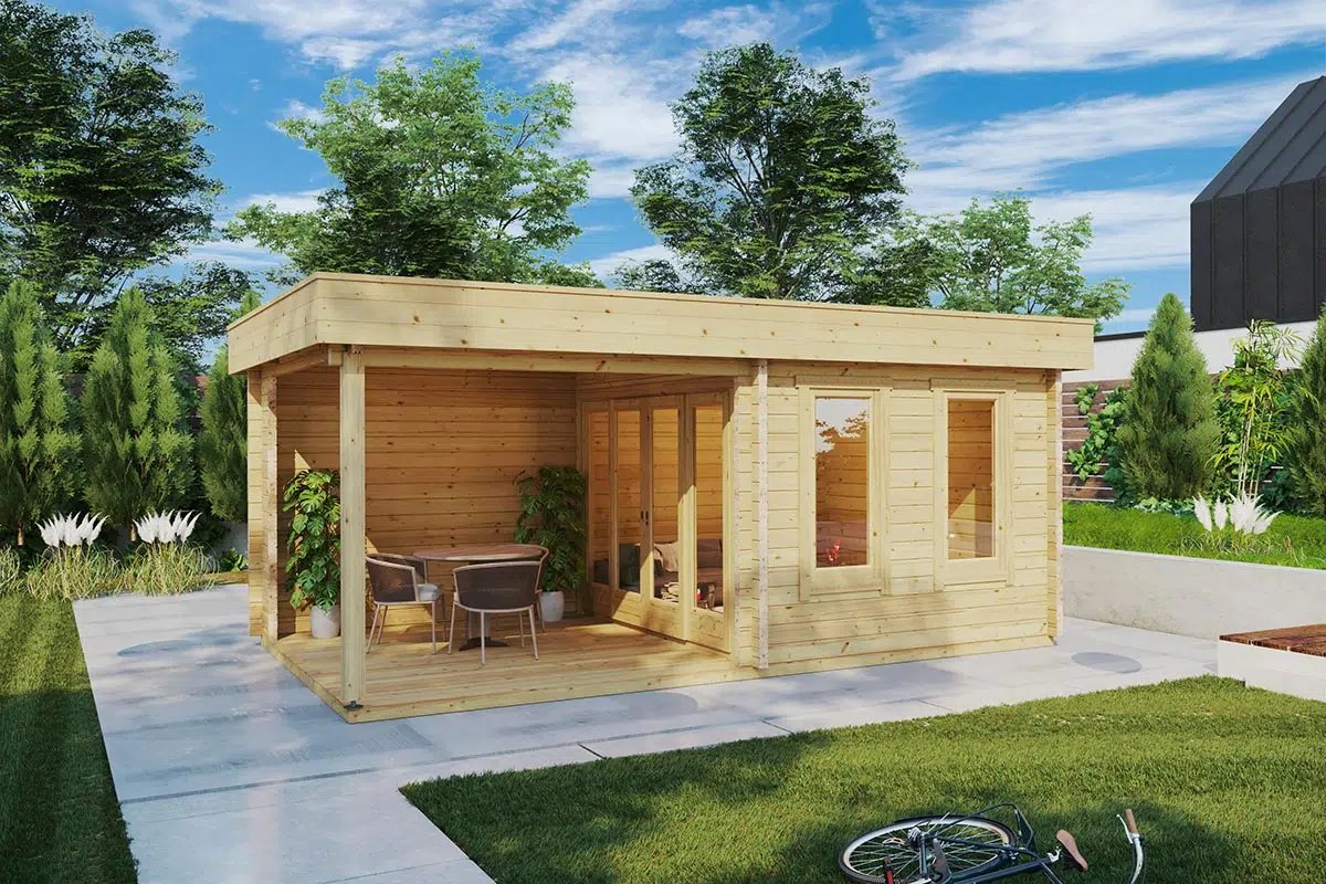 Buy Modern Summer House with Veranda -Lucas E (9m²,6x3m)