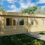 Buy 1 Bedroom log cabin- Holiday 40m² ,4.5x9m - Summerhouse24