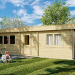 Buy 1 Bedroom log cabin- Holiday 40m² ,4.5x9m - Summerhouse24