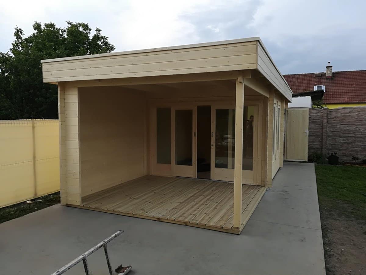 Building a Garden Room with Storage Room and Veranda Super Lucas E ...