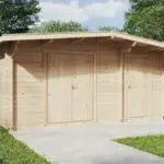 Large Double Storage Shed Type A 15m² 5x3m - Summerhouse24