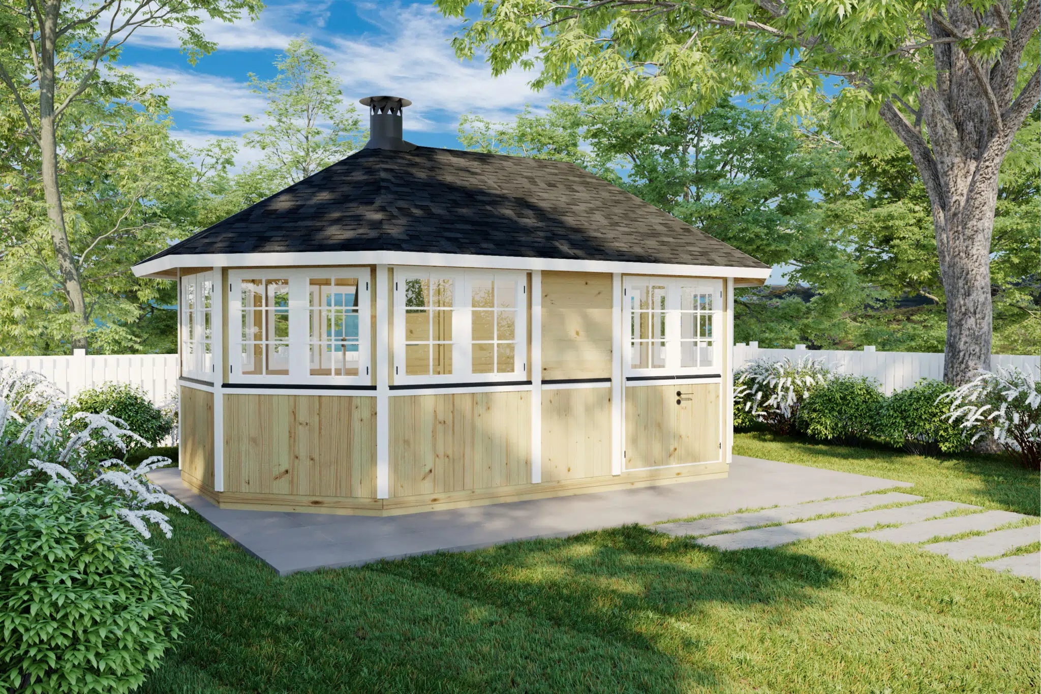 Octagonal & Hexagonal Summer Houses Uk by Summerhouse24