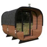 Modern Small Barrel Sauna | Summerhouse24