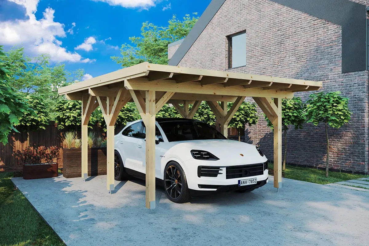 Timber Carport "Dora" 4 x 5 m | Summerhouse24