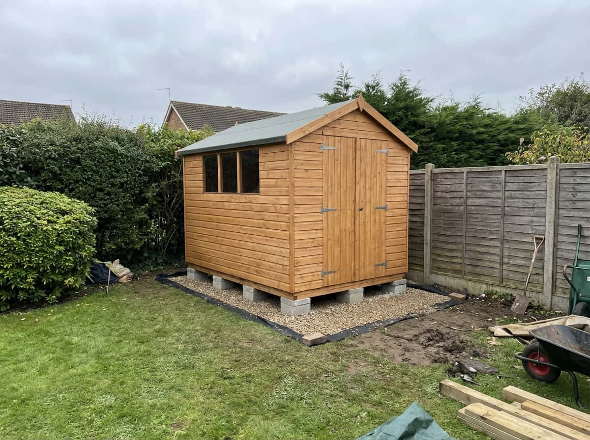 How to make a concrete base for a shed: A simple guide for UK gardens ...